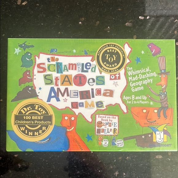 Gamewright | Games | The Scrambled States Of America Game | Poshmark